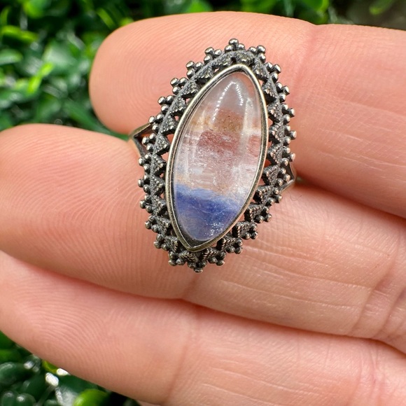 Jewelry | Rare Polished Dumortierite Quartz Ring | Poshmark
